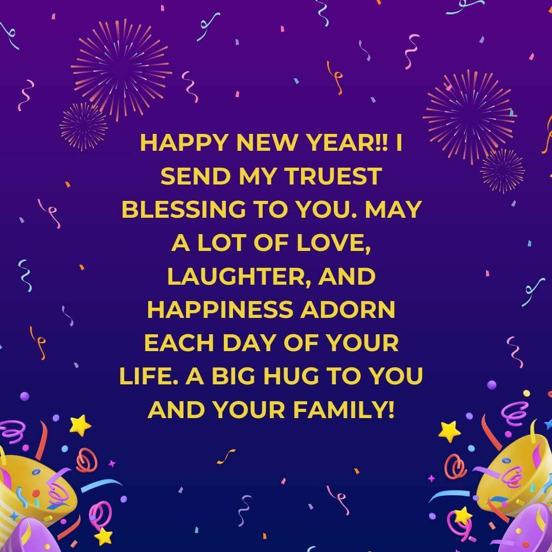 50 Happy New Year Wishes 2026 For Family & Friends - Grrlwithdreeams