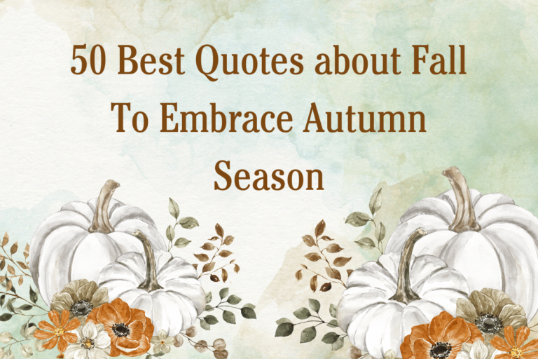 50 Best Quotes about Fall To Embrace Autumn Season - Grrlwithdreeams